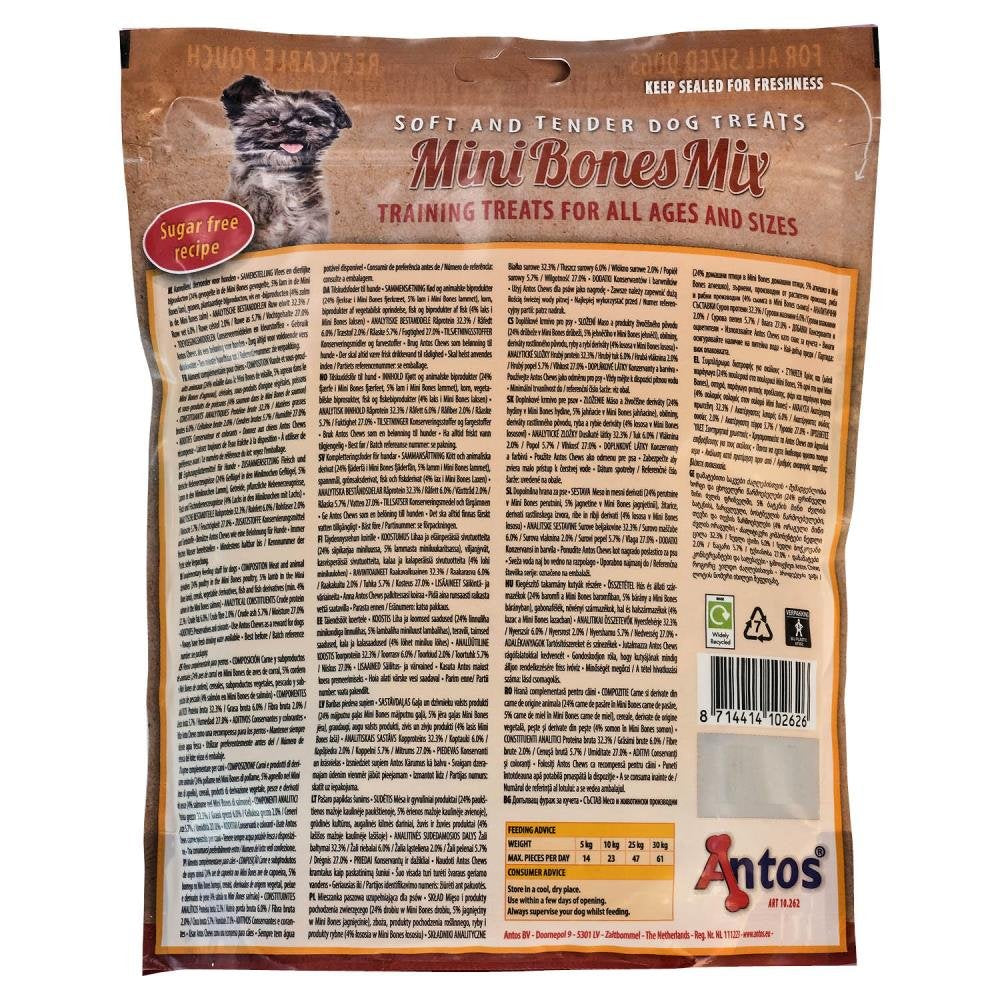 Antos Mini Bones Mix 500 g – PetHouse.fi